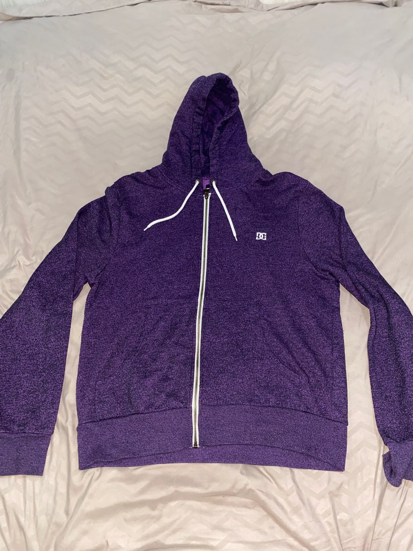 DC USA Violet Zip Jacket, Men's Fashion, Coats, Jackets and Outerwear ...