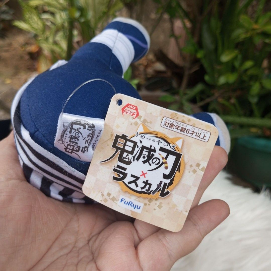 DEMON SLAYER Kimetsu no Yaiba Obanai Iguro x Rascal Plush Toy, Hobbies ...