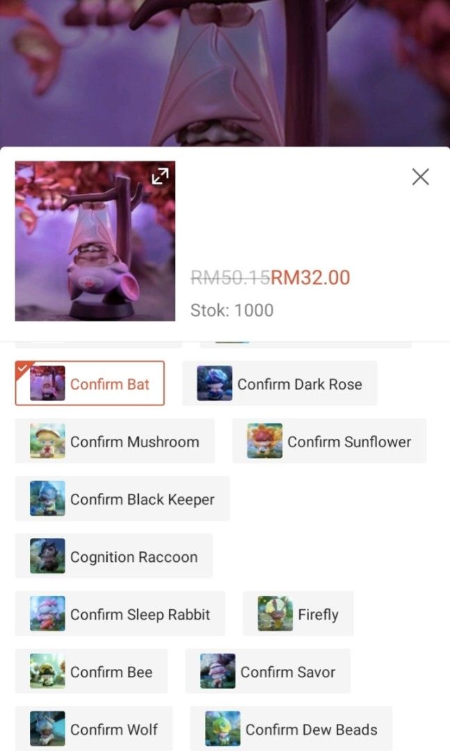Dimoo (Baby Bat), Hobbies & Toys, Toys & Games on Carousell