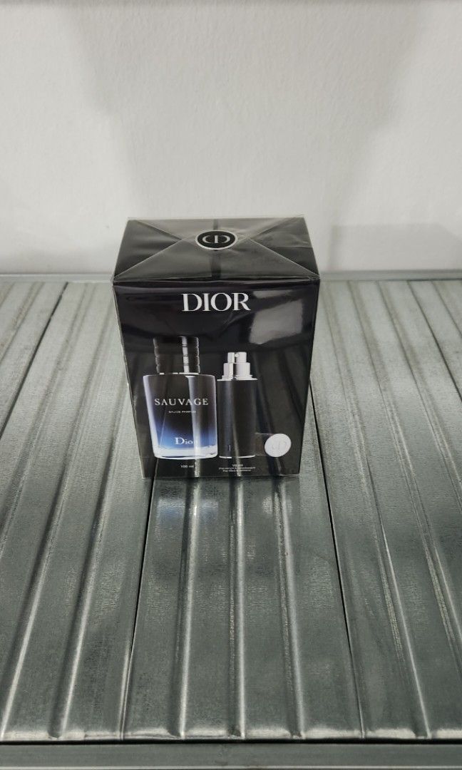 Dior Sauvage with Travel Spray, Beauty & Personal Care, Fragrance ...