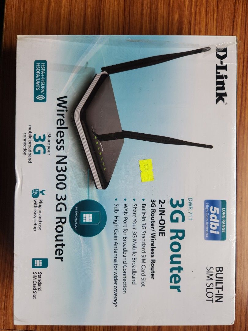 D-link 3G Router DWR-711 with Built-in SIM, Computers & Tech, Parts ...