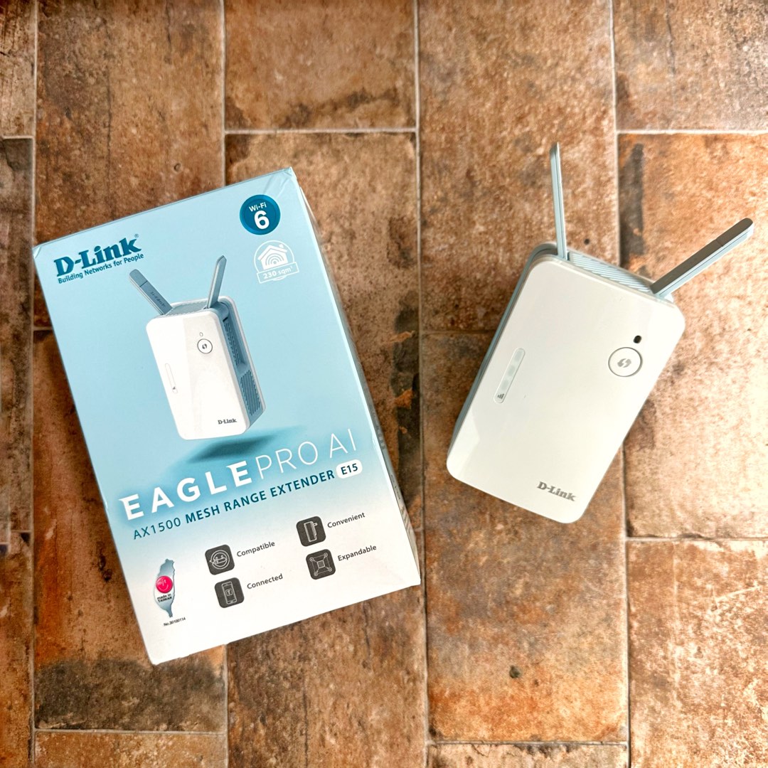 D-Link Eagle Pro AI AX1500 E15 Range Extender, Computers & Tech, Parts ...