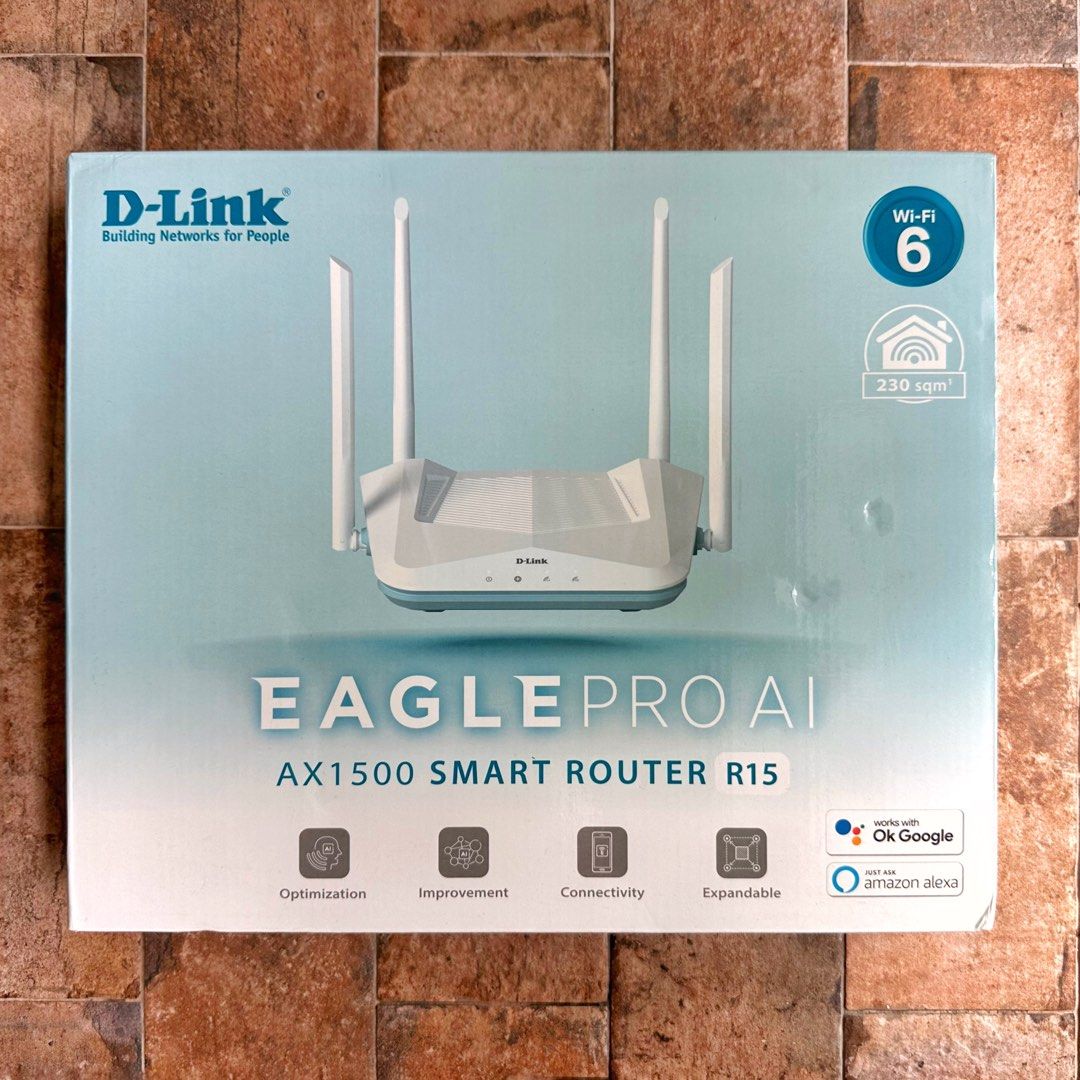 D-Link Eagle Pro AI AX1500 R15 Smart Router, Computers & Tech, Parts ...
