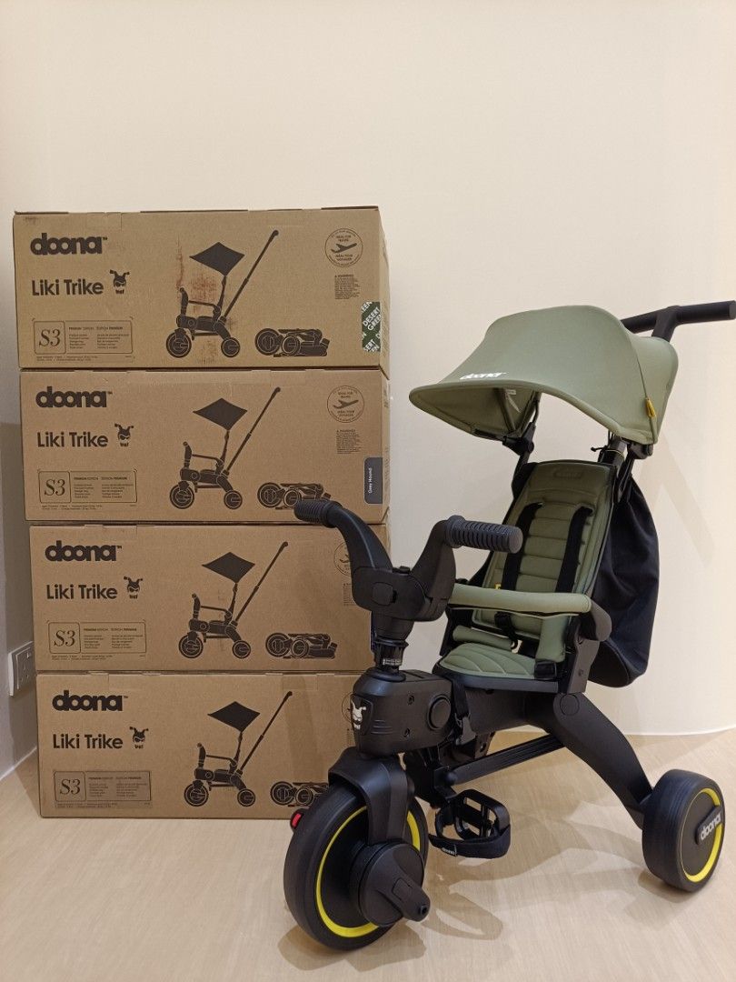 Doona Liki S3 Trike Various Colors, Babies & Kids, Going Out, Strollers ...