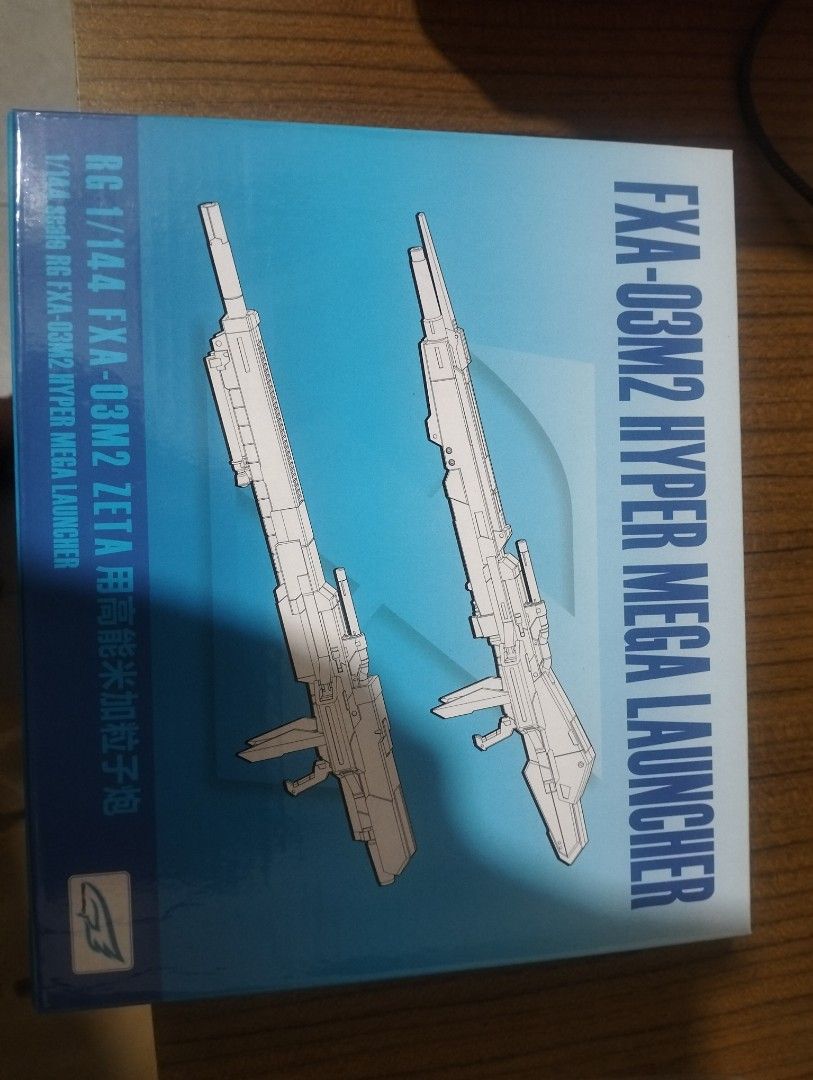 Effectwings RG/HG Zeta Gundam weapon addon Hyper Mega Launcher, Hobbies ...