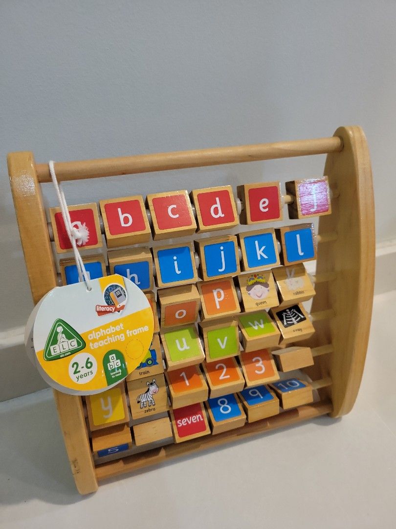 ELC Alphabet teachin frame, Babies & Kids, Infant Playtime on Carousell