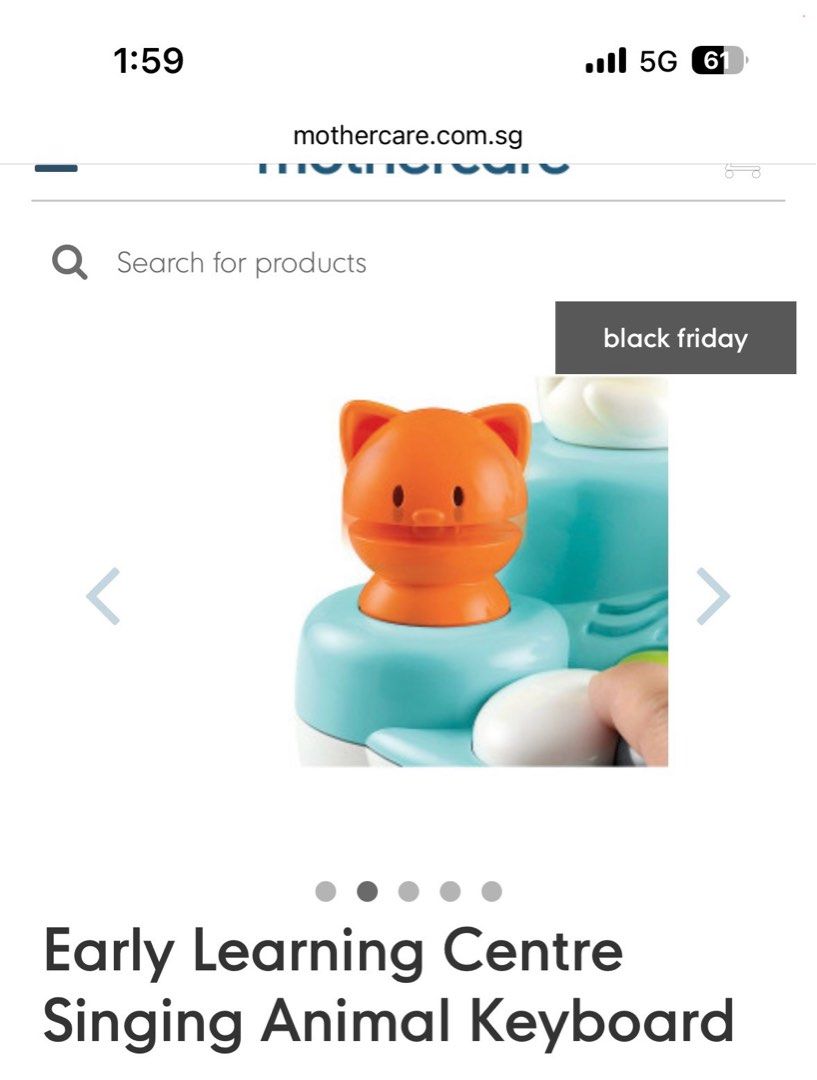 ELC Singing Animal Keyboard, Babies & Kids, Infant Playtime on Carousell