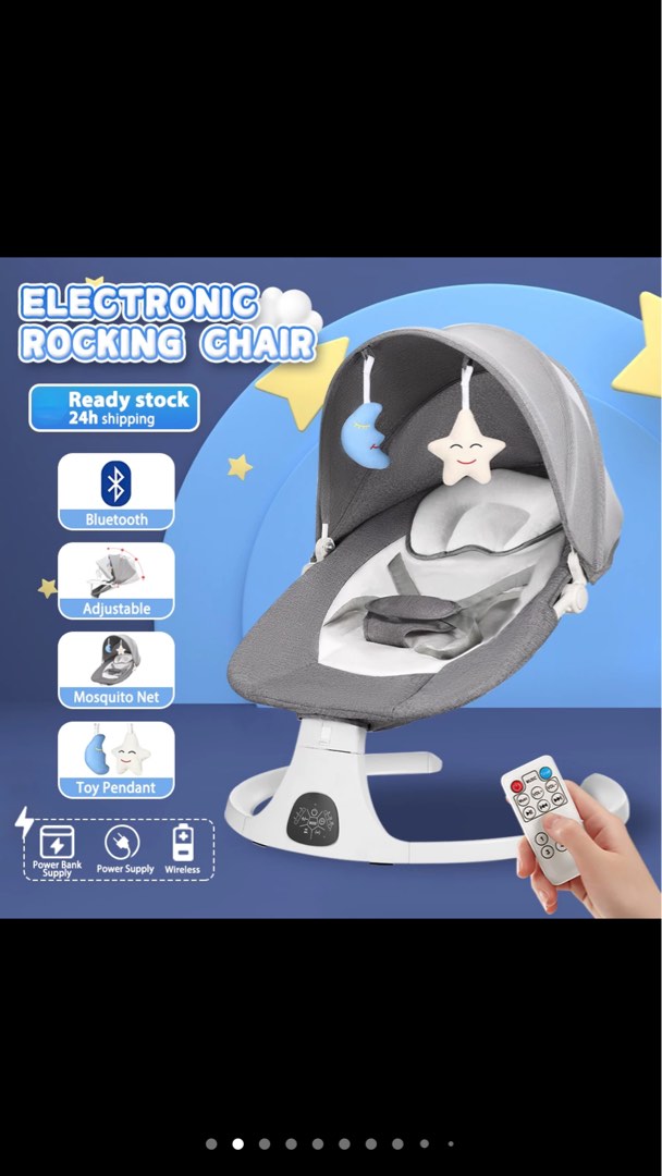 Electronic Baby Rocker (battery/usb), Babies & Kids, Baby Nursery ...