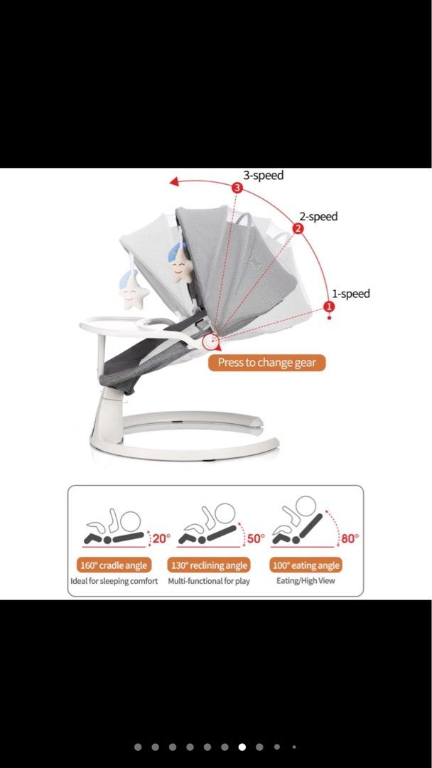 Electronic Baby Rocker (battery/usb), Babies & Kids, Baby Nursery ...