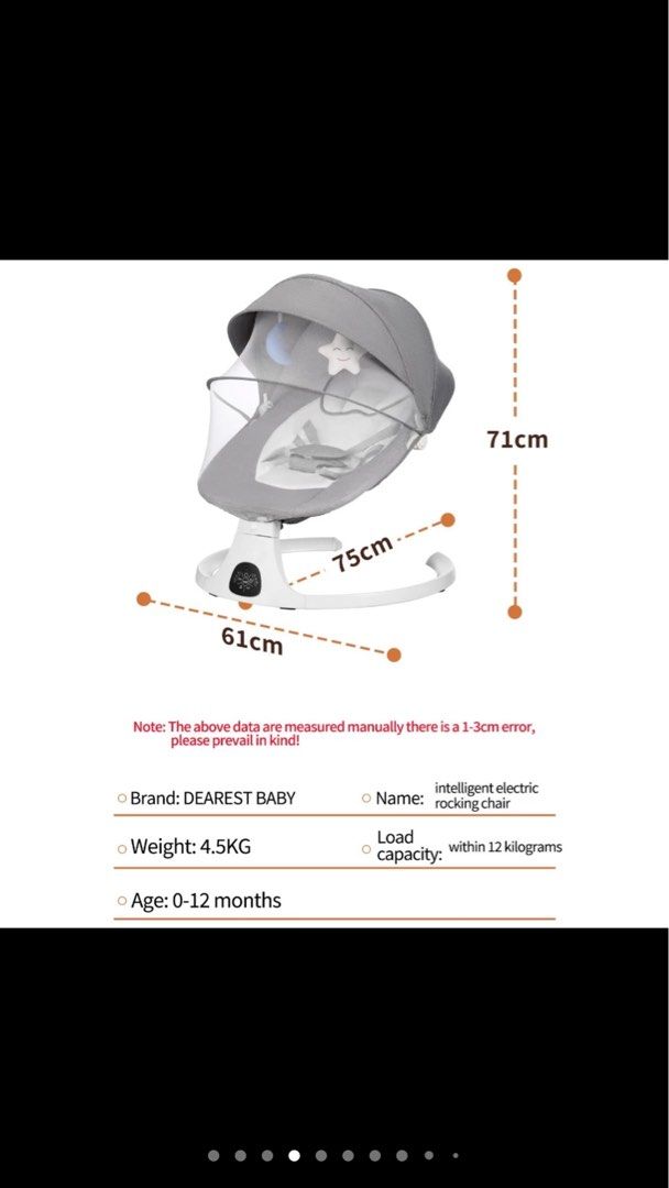 Electronic Baby Rocker (battery/usb), Babies & Kids, Baby Nursery ...