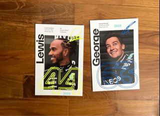 F1 Mercedes Drivers Cards, Hobbies & Toys, Memorabilia & Collectibles ...