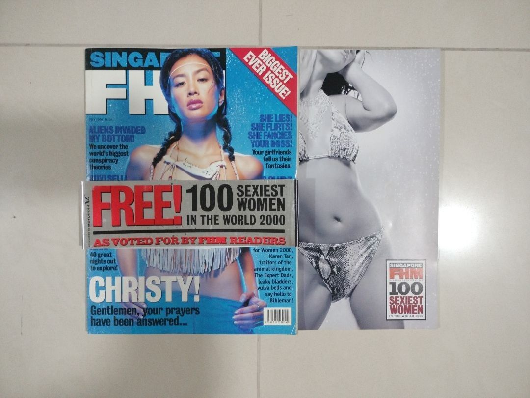FHM Singapore - 100 Sexiest Women In The World 2000 (Jul 2000 issue), Hobbies & Toys, Books ...