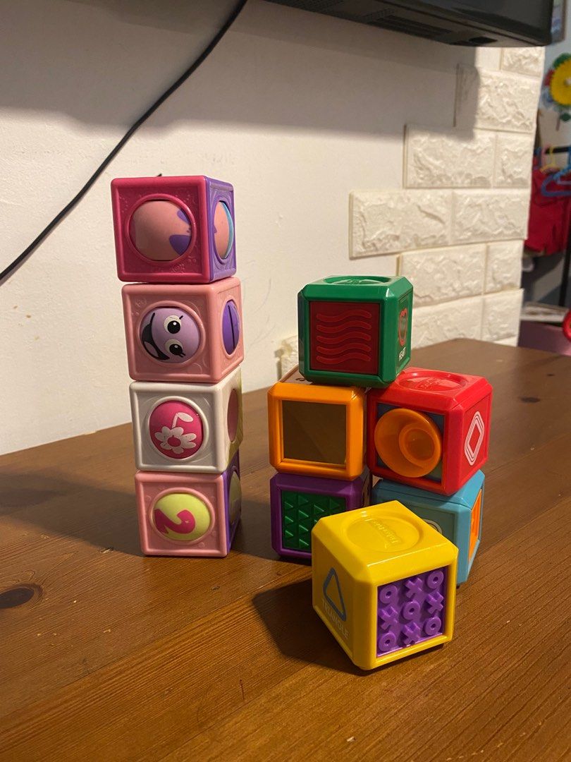 Fisher Price Sensory Stacking Cubes, Babies & Kids, Infant Playtime on ...