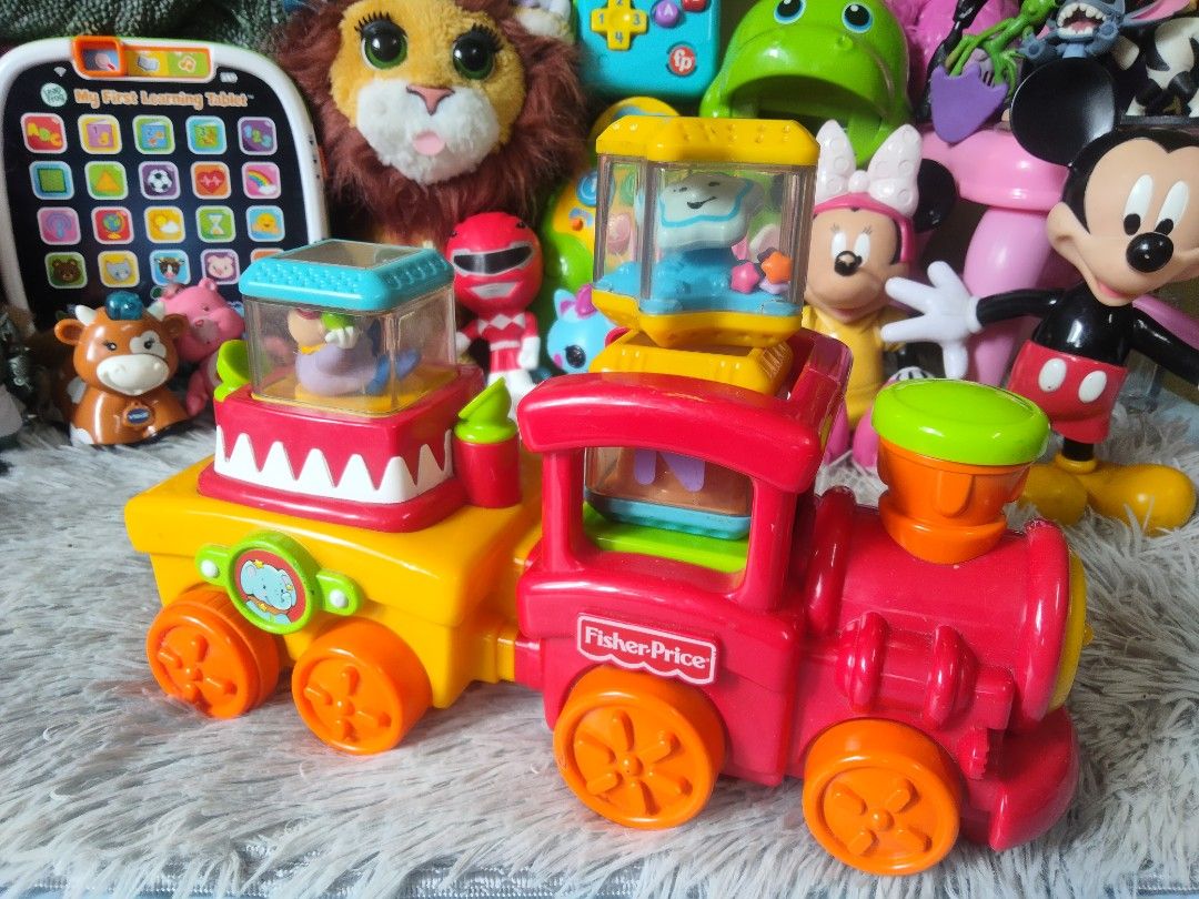fisher price peek a blocks train, Hobbies & Toys, Toys & Games on Carousell