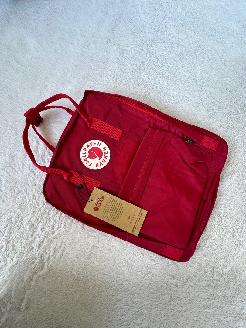 [Fjallraven Kanken] Red 13” Backpack, Women's Fashion, Bags & Wallets ...