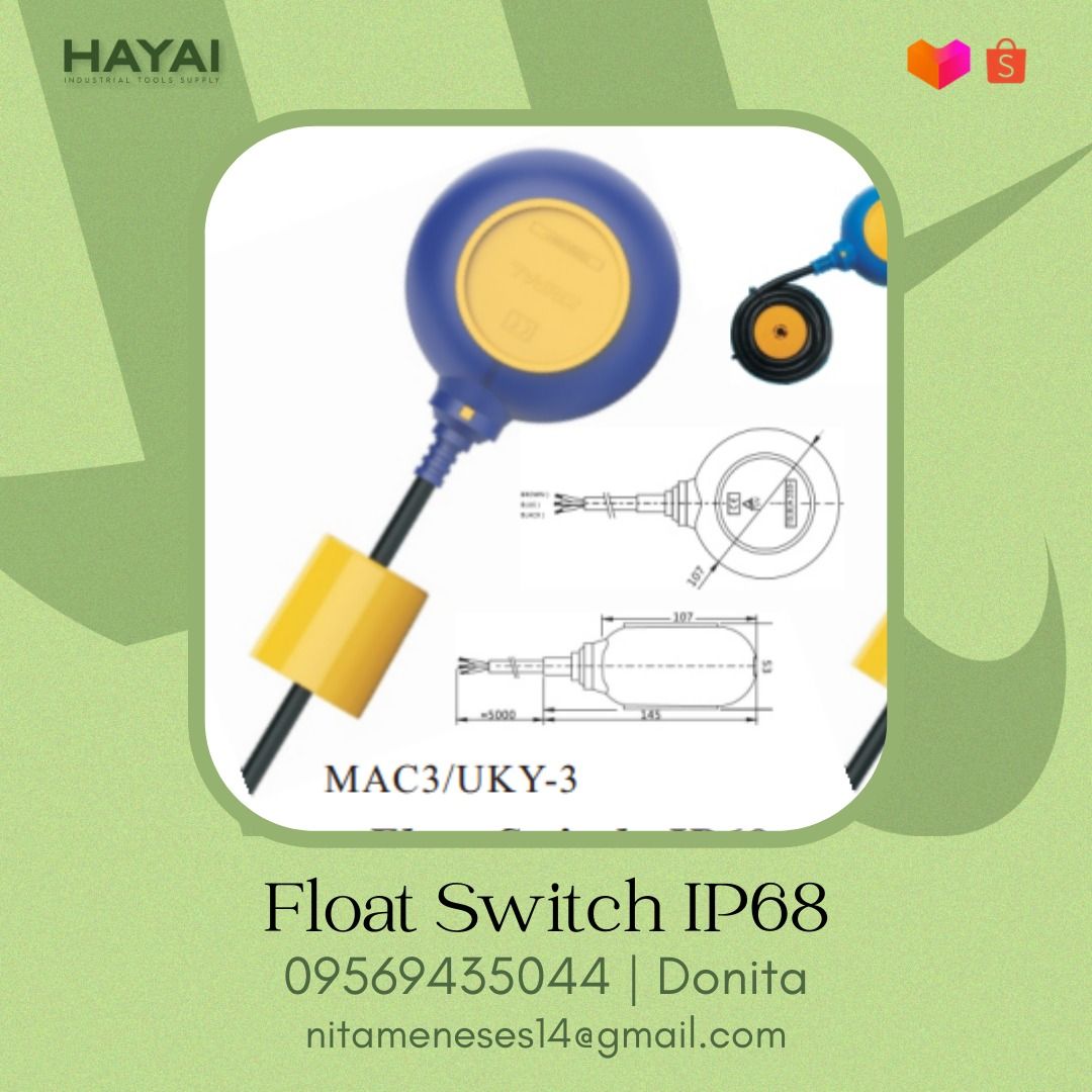Float switch IP68, Commercial & Industrial, Industrial Equipment on ...