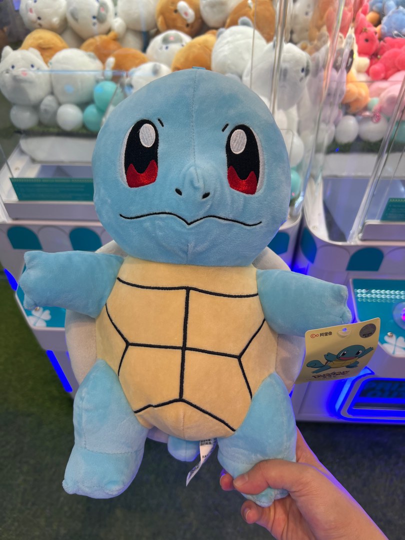 Fun claw - pokemon squirtle soft toy, Hobbies & Toys, Toys & Games on ...