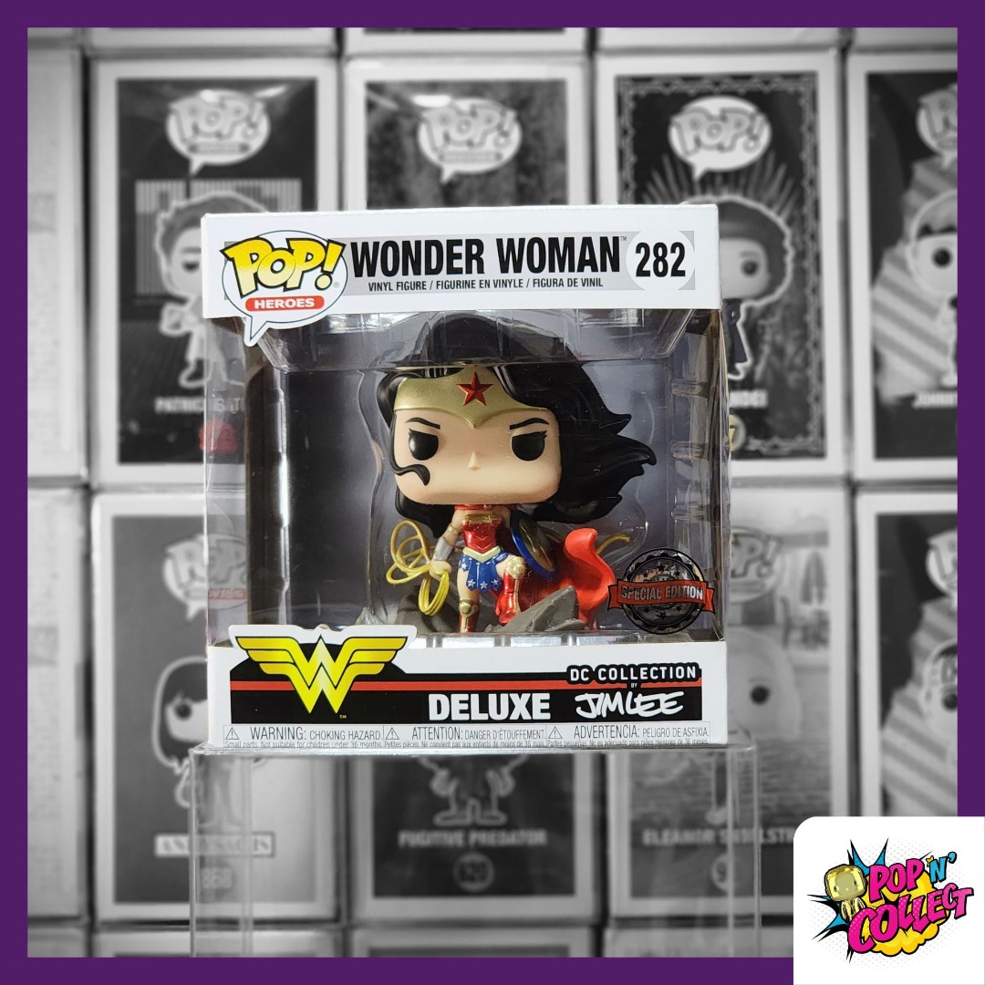 Funko Pop - Deluxe DC Collection - Wonder Woman 282 Jim Lee (Sealed ...