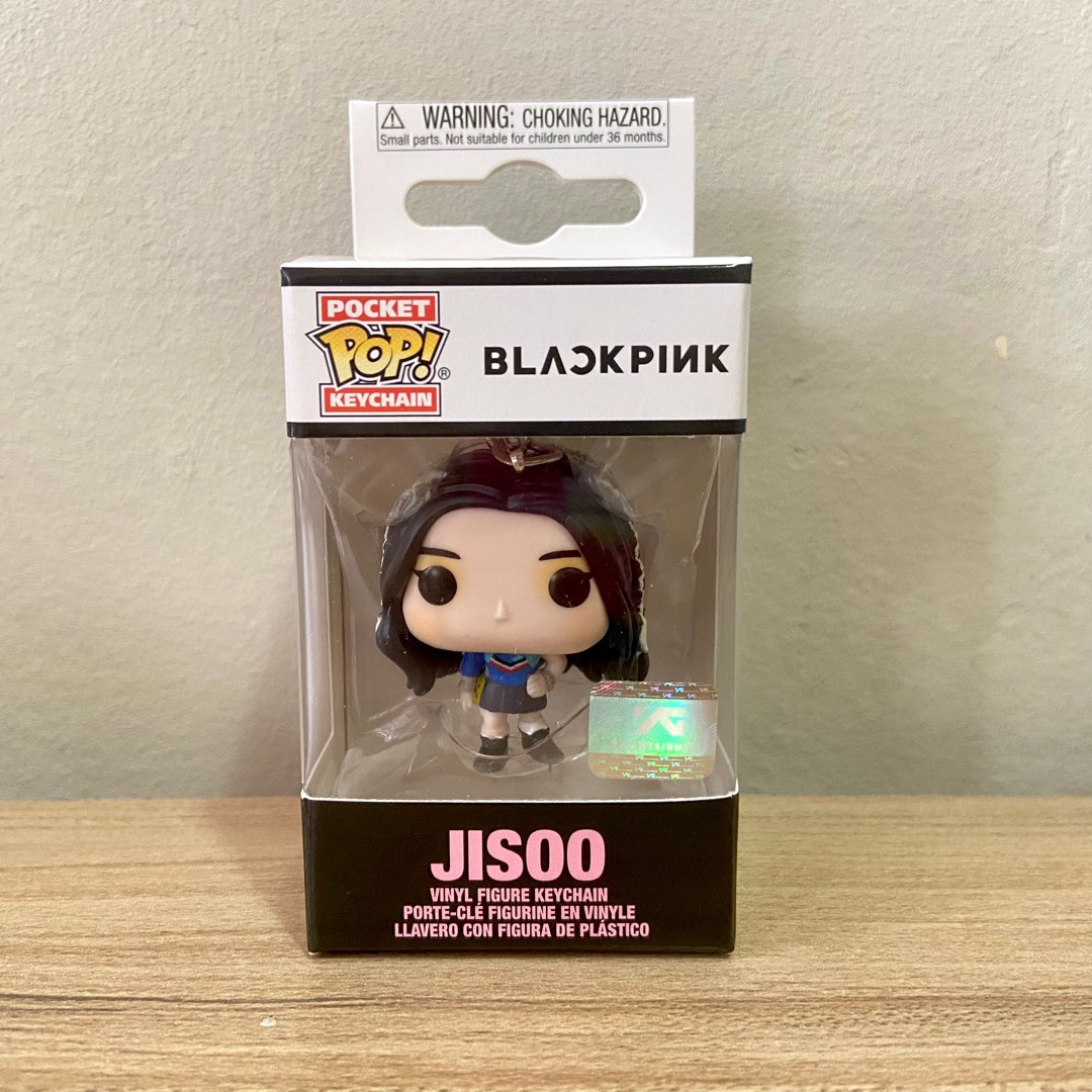 FUNKO POP! JISOO (Blackpink) Keychain, Hobbies & Toys, Toys & Games on Carousell
