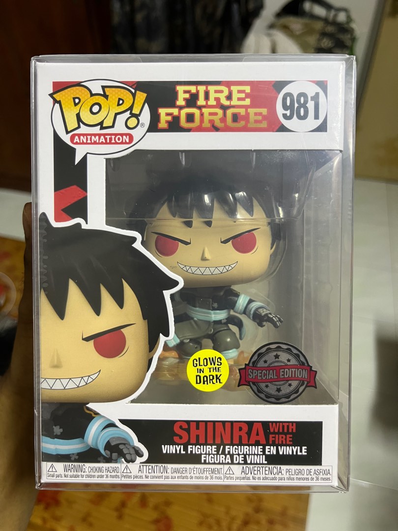 Funko Pop Shinra With Fire ( Special Edition Glows In The Dark ...