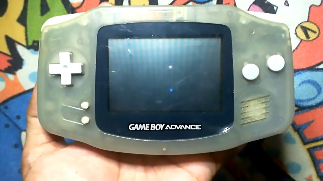 GameBoy Advance AGS-001 Transparent Blue, Video Gaming, Video Game ...