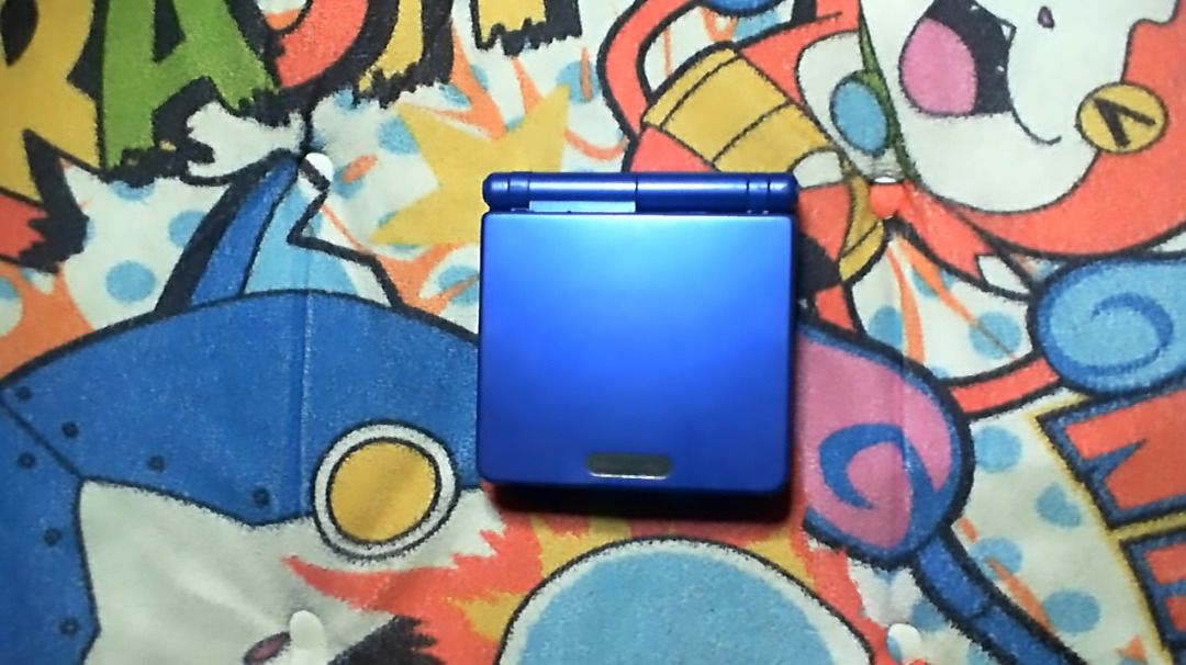 GameBoy Advance SP AGS-001 Blue, Video Gaming, Video Game Consoles ...