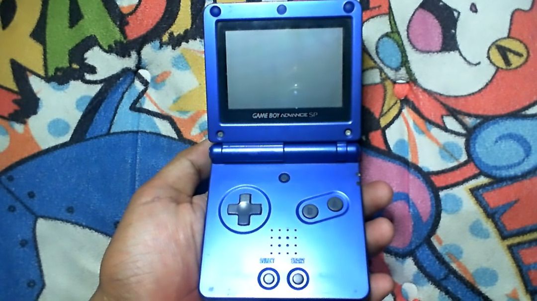 GameBoy Advance SP AGS-001 Blue, Video Gaming, Video Game Consoles ...