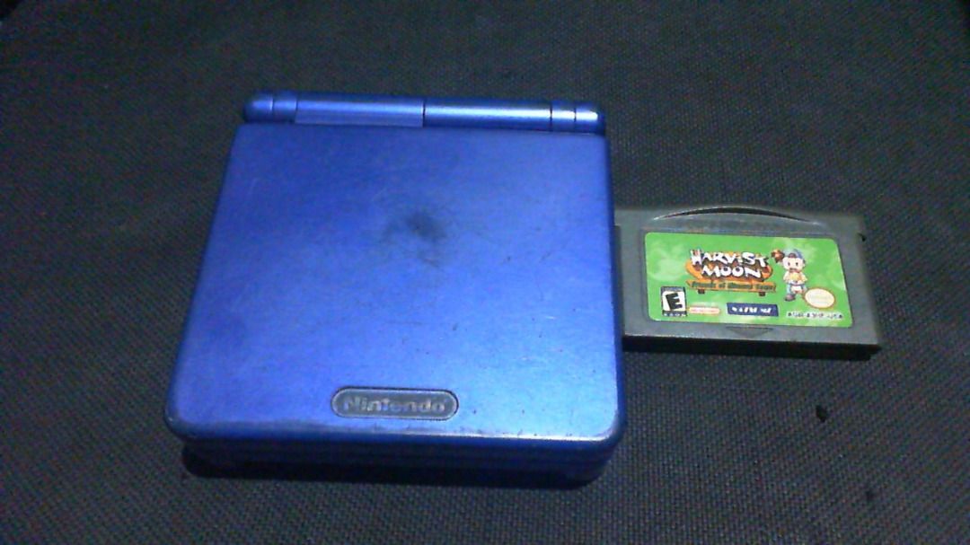 GameBoy Advance SP AGS-001 Blue, Video Gaming, Video Game Consoles ...