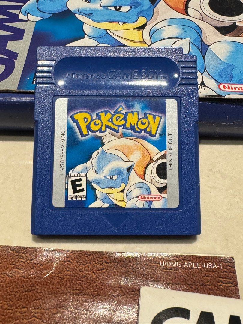 Gameboy Pokemon Blue, Video Gaming, Video Games, Nintendo on Carousell