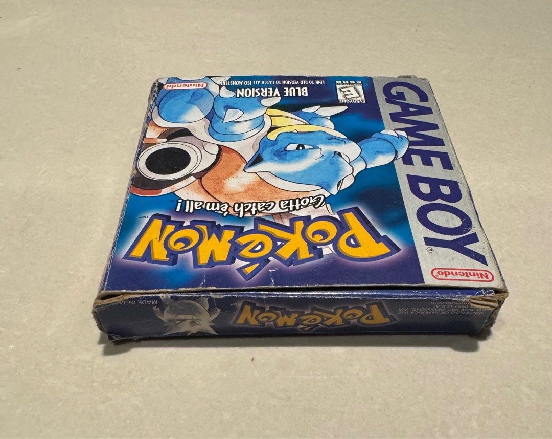 Gameboy Pokemon Blue, Video Gaming, Video Games, Nintendo on Carousell