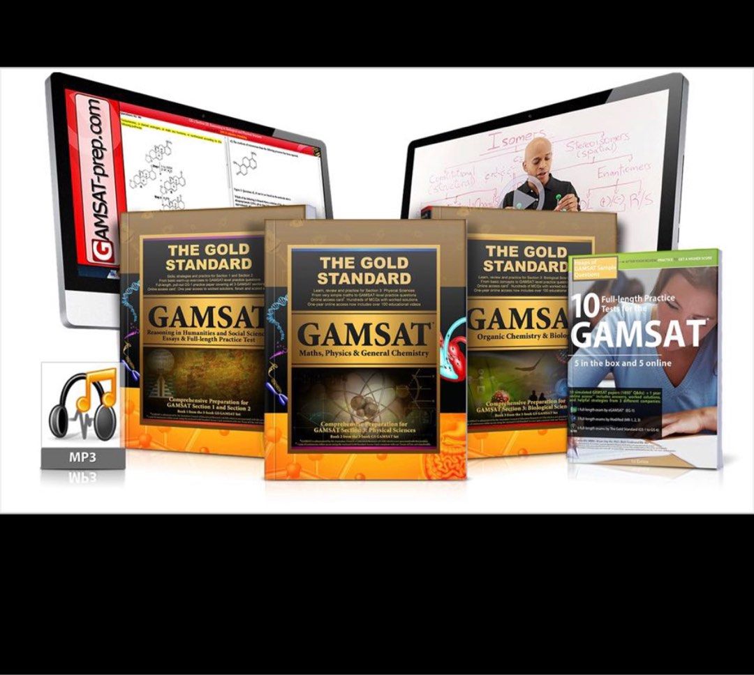 Gold Standard GAMSAT Prep Self Study Package [Exam Prep Material ...