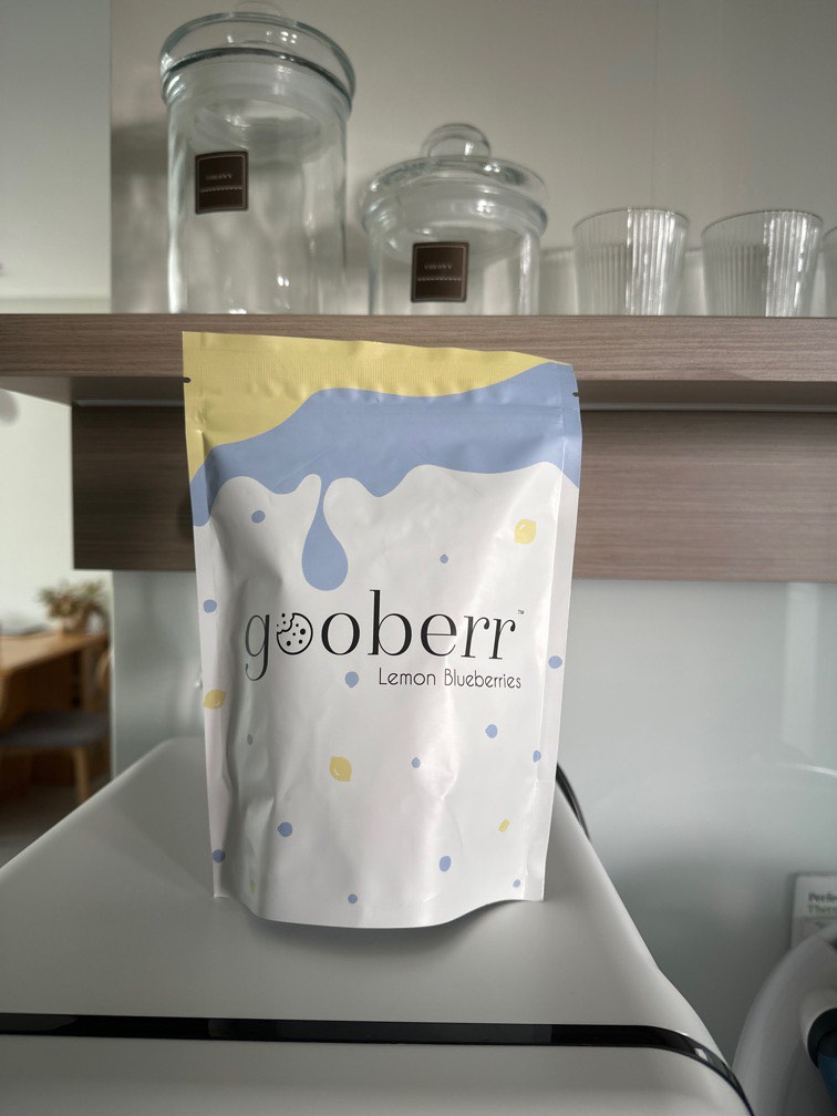 Gooberr Lemon Blueberries Lactation Cookies, Health & Nutrition, Health ...