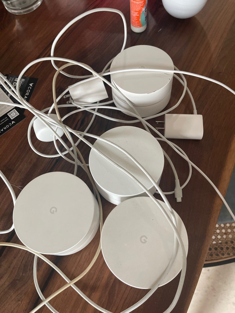 Google mesh wifi router. Set of 4. US plug, Computers & Tech, Parts ...