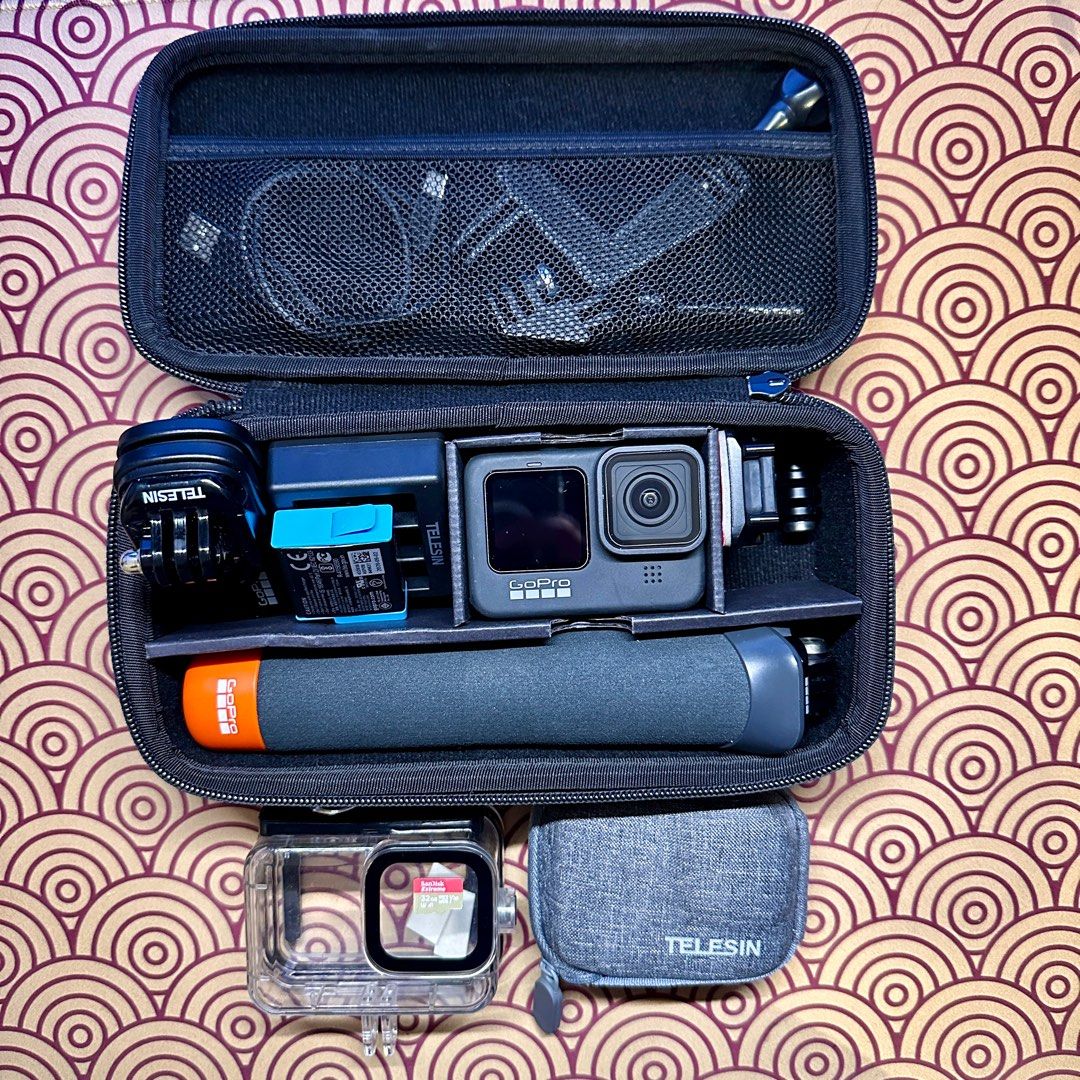 GoPro Hero 9 Black Full Bundle, Photography, Video Cameras on Carousell
