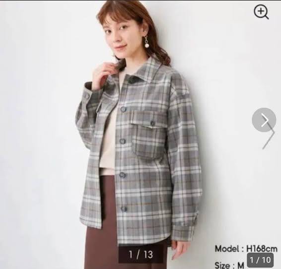 Gu by Uniqlo Dark Grey CPO Jacket, Women's Fashion, Coats, Jackets and Outerwear on Carousell
