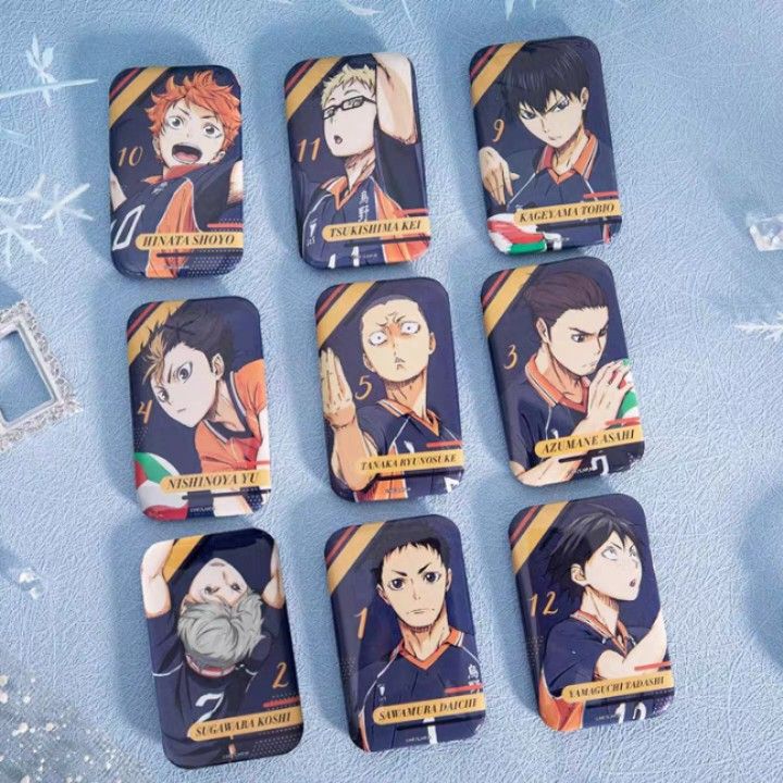 Haikyuu Badges Pins Authentic Oikawa Hinata Kageyama [PO], Hobbies ...