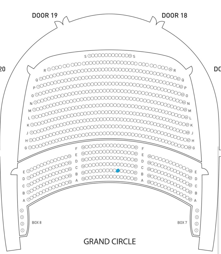 Hamilton Ticket (Grand Circle Row B), Tickets & Vouchers, Event Tickets ...