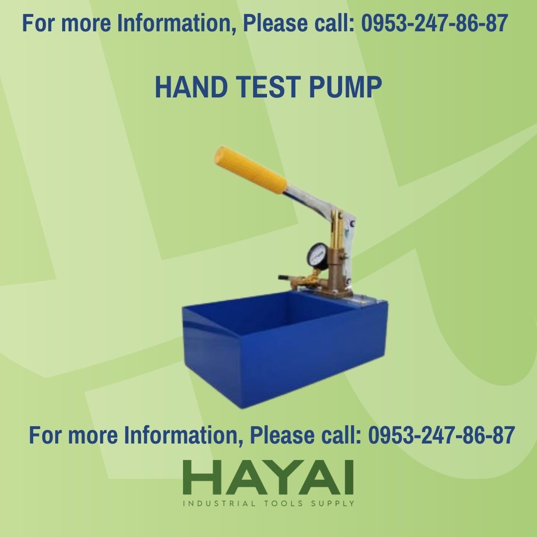 Hand Test Pump, Commercial & Industrial, Construction Tools & Equipment ...