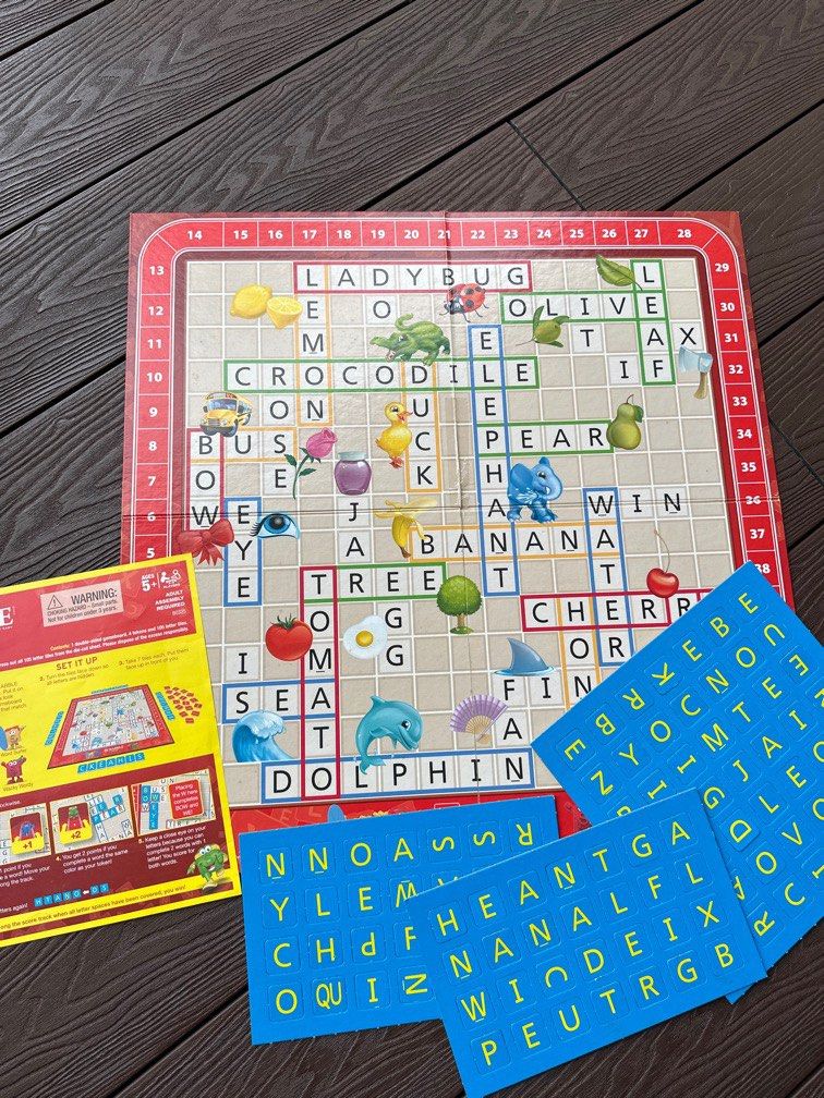 Hasbro Scrabble Junior board game, Hobbies & Toys, Toys & Games on ...