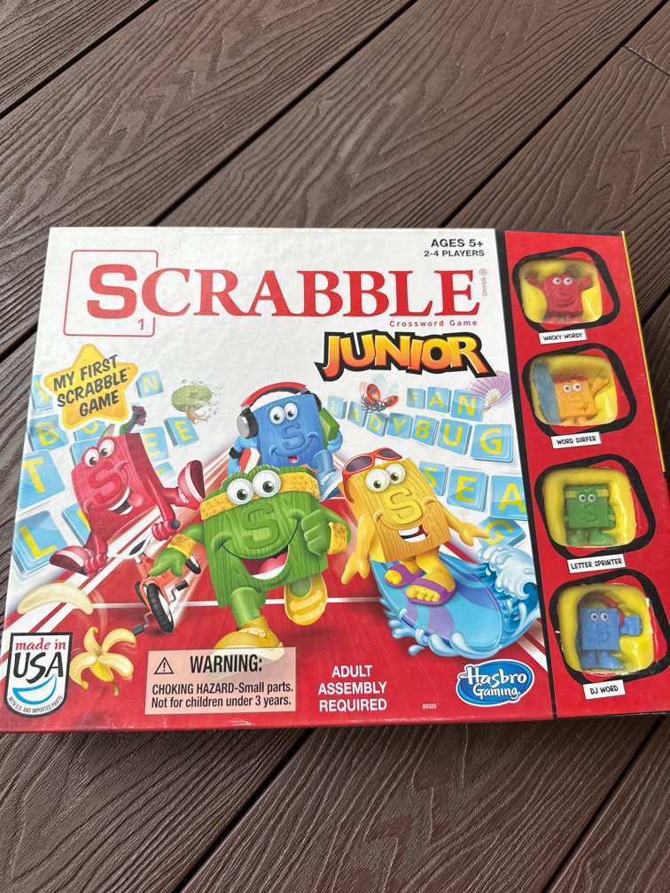 Hasbro Scrabble Junior board game, Hobbies & Toys, Toys & Games on ...
