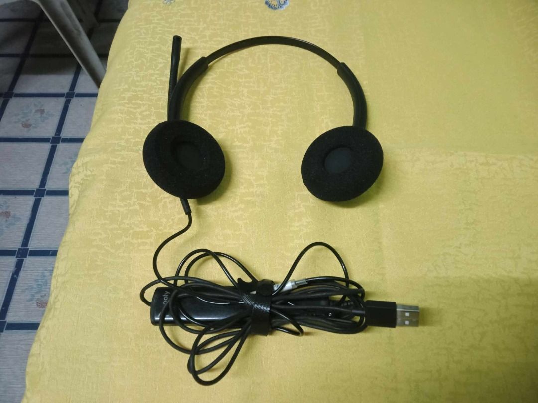 headset Plantronics DA70, Audio, Headphones & Headsets on Carousell