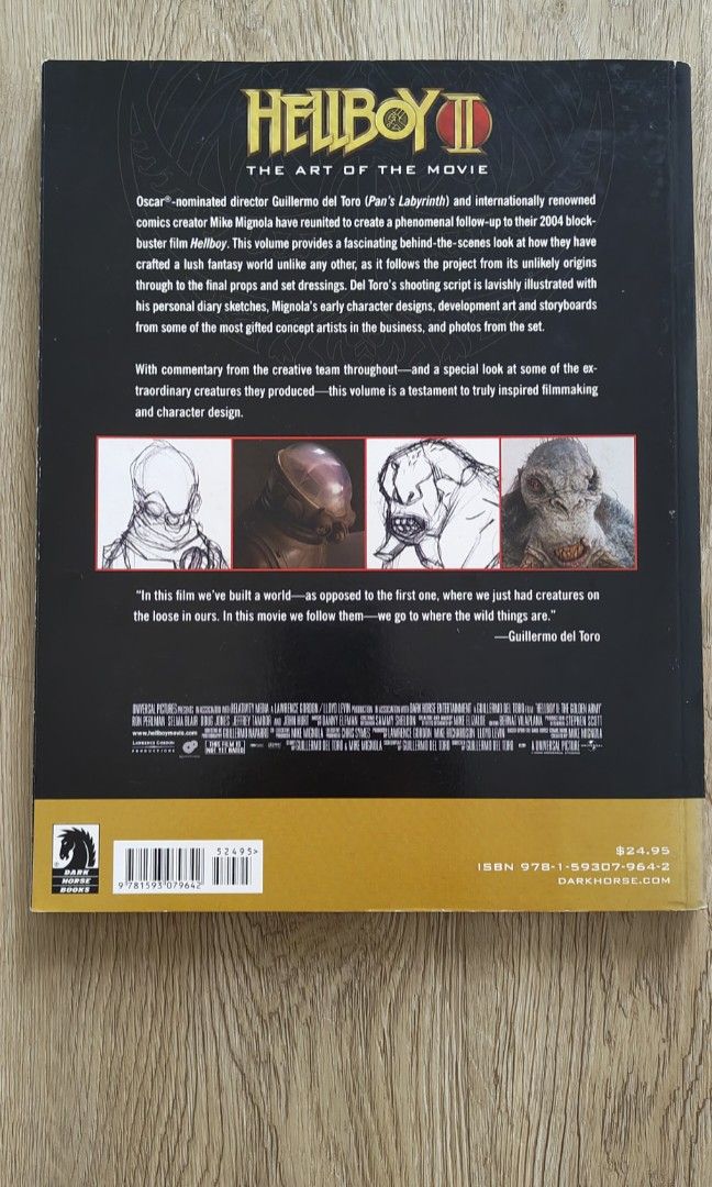 Hellboy II: The Art of the Movie, Hobbies & Toys, Books & Magazines ...