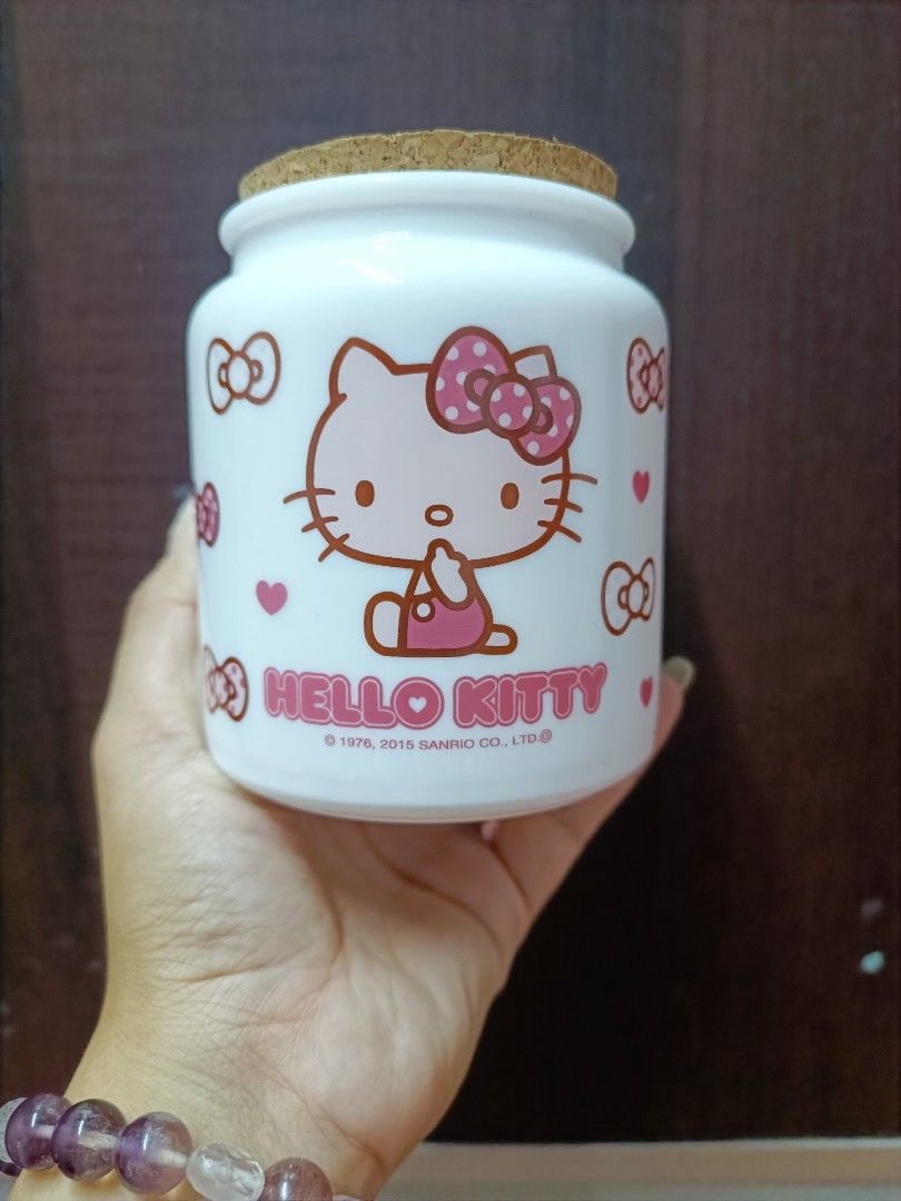 Hello Kitty Glass Jar, Hobbies & Toys, Collectibles & Memorabilia ...