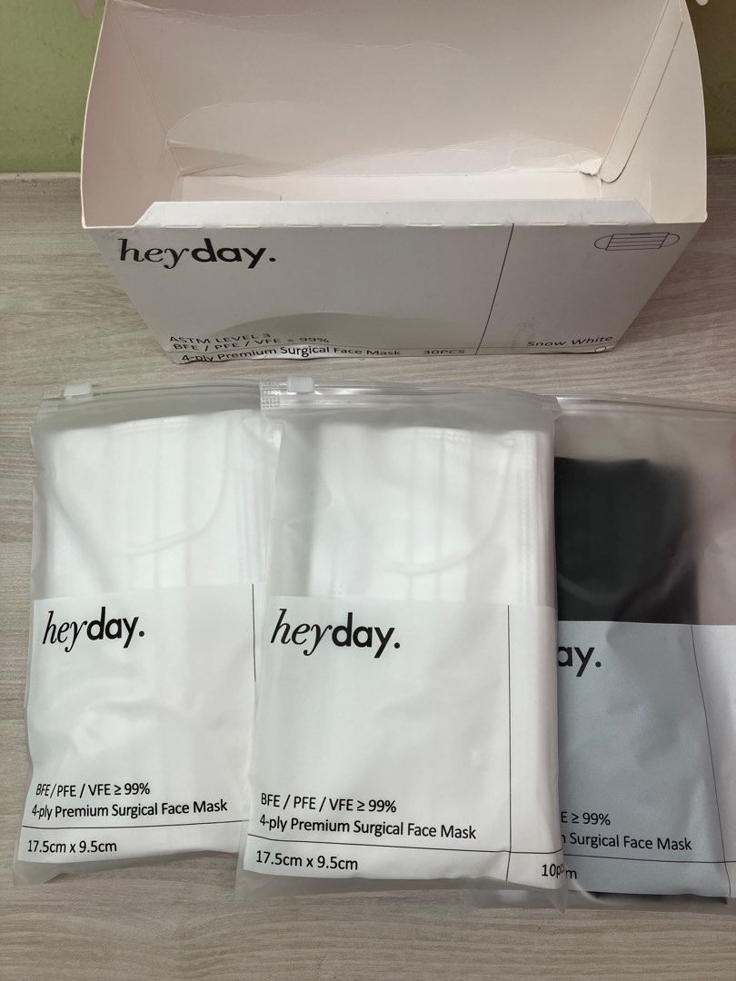 Heyday mask (Snow White), Health & Nutrition, Face Masks & Face Shields ...