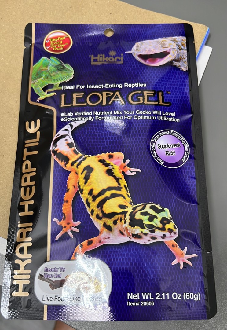 Hikari leopa gel, Pet Supplies, Pet Food on Carousell