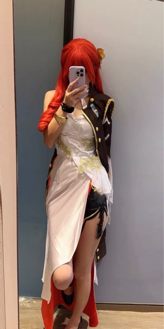 (URGENT) Himeko cosplay hsr full set, Women's Fashion, Activewear on Carousell