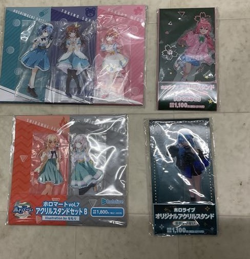 Hololive official Acrylic Stands Suisei Miko Sora Noel Flare, Hobbies ...