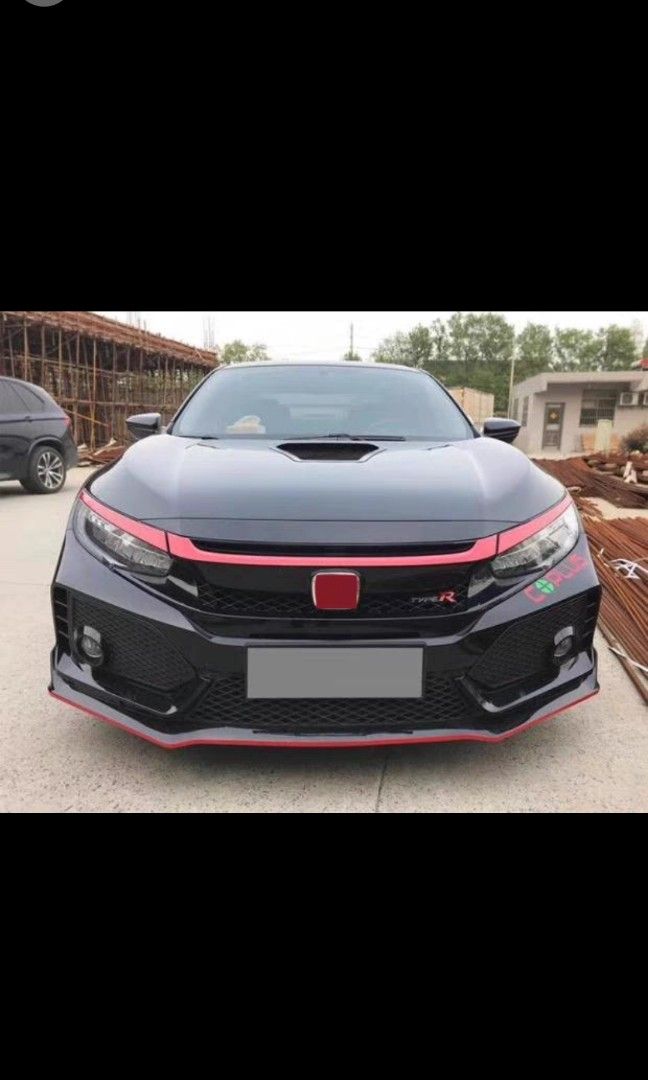 Honda civic type r (fk8) modulo red strip, Car Accessories, Accessories ...