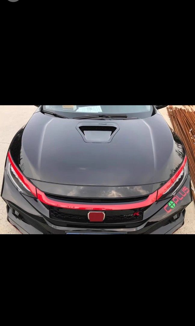 Honda civic type r (fk8) modulo red strip, Car Accessories, Accessories ...