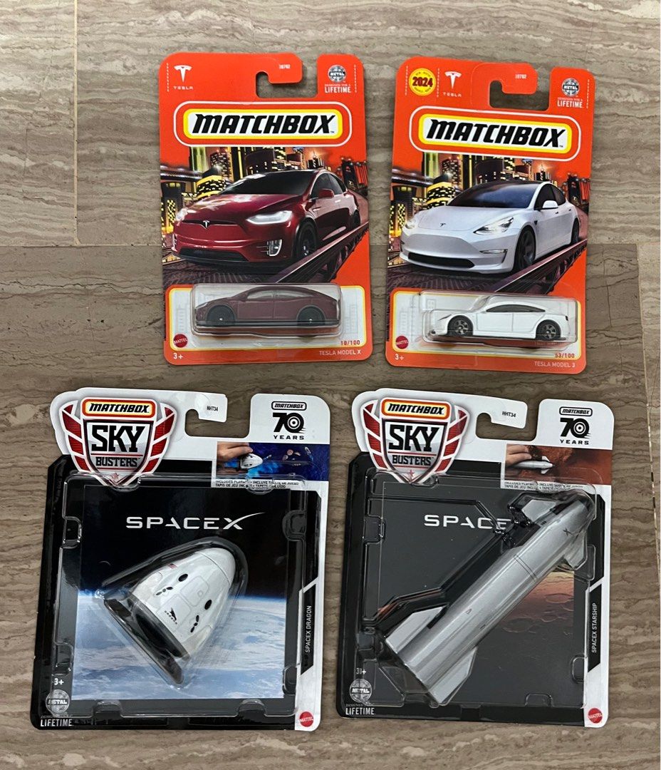 HOT WHEELS SPACE X & TESLA, Hobbies & Toys, Toys & Games on Carousell